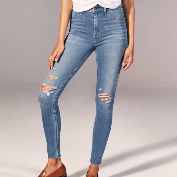 Abercrombie & Fitch | Jeans | Af High Rise Jean Leggings | Poshmark